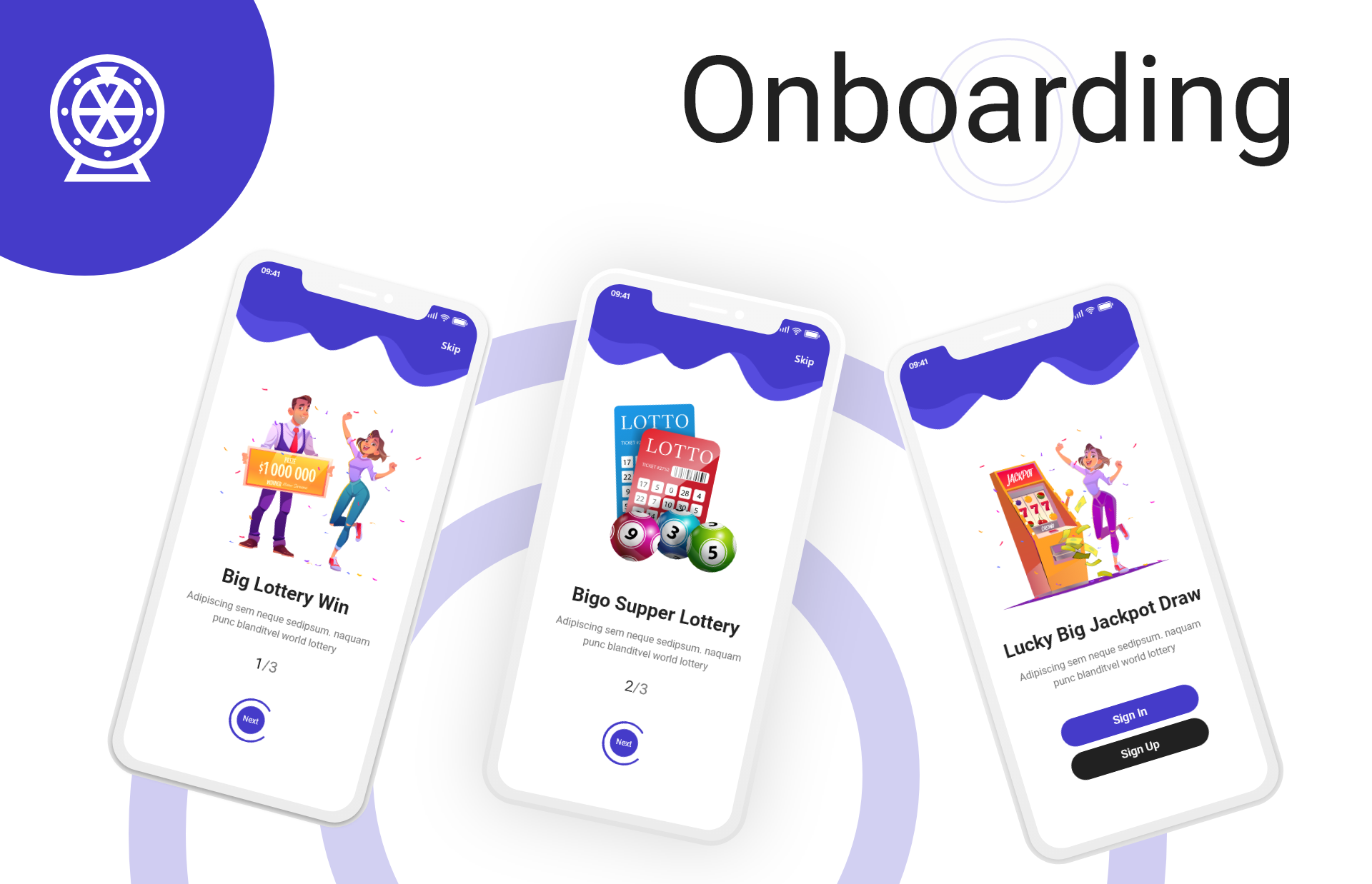 Lottlab Online Lottery Mobile App Ui Kit By Viserlab Themeforest